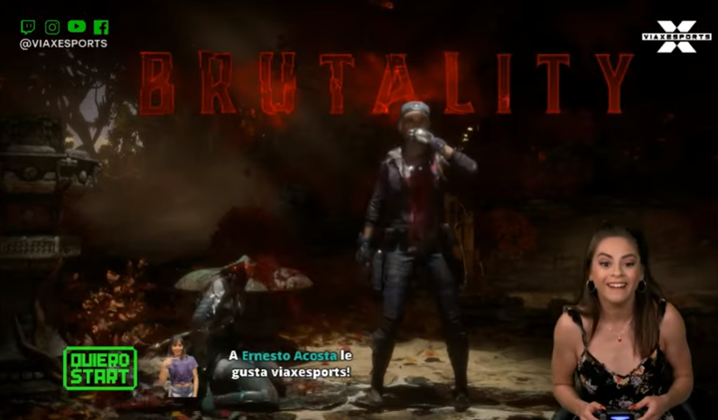 » 3,2,1.. ¡Fight! Hi Franny lo da todo en Mortal kombat 11 Viax Esports