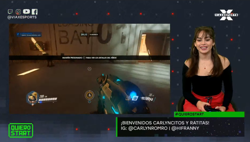Lunes de shooter! Jugamos Overwatch junto a Hi Franny Viax Esports