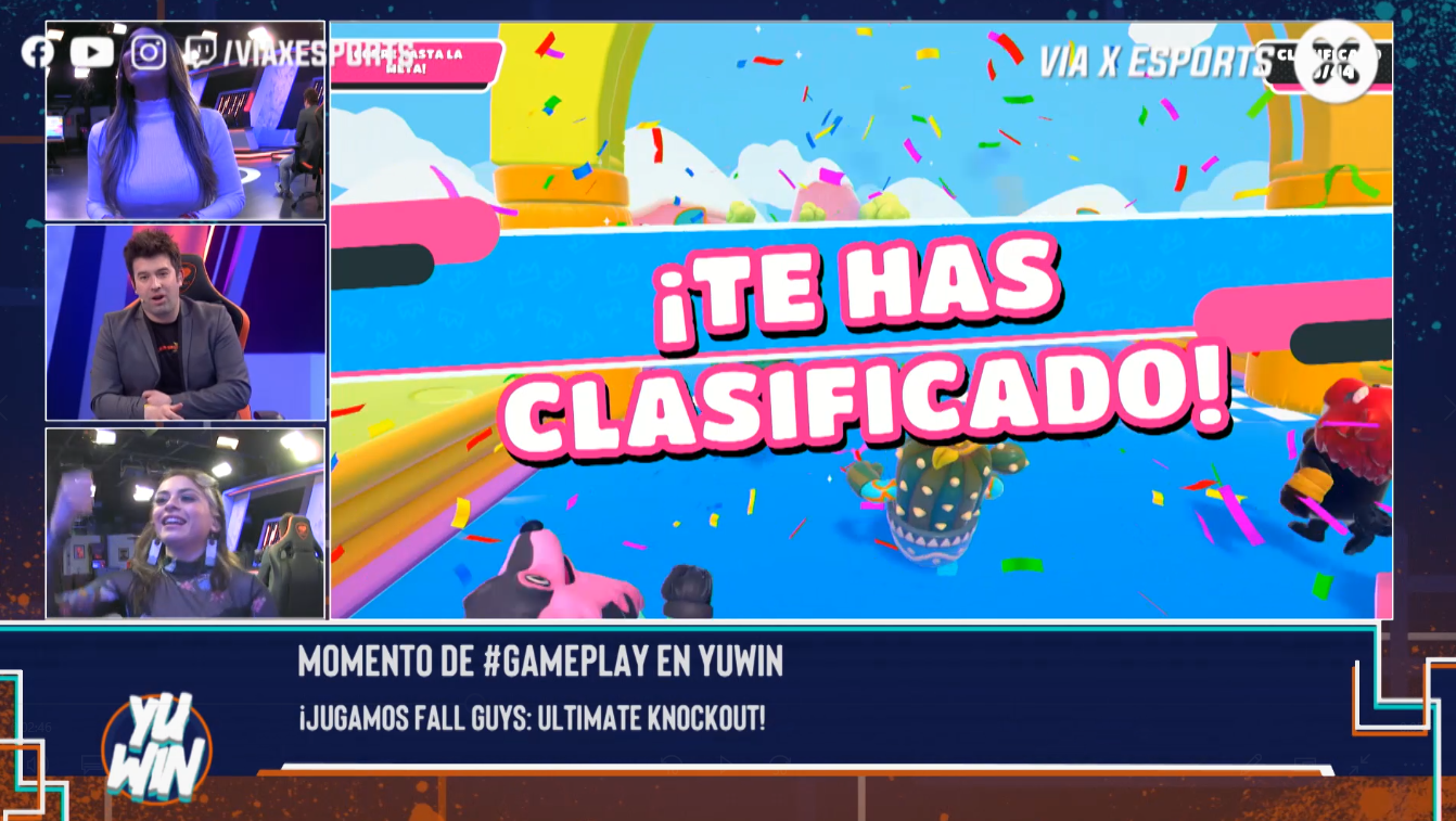 A correr! clasificamos en Fall Guys: Ultimate Knockout Viax Esports