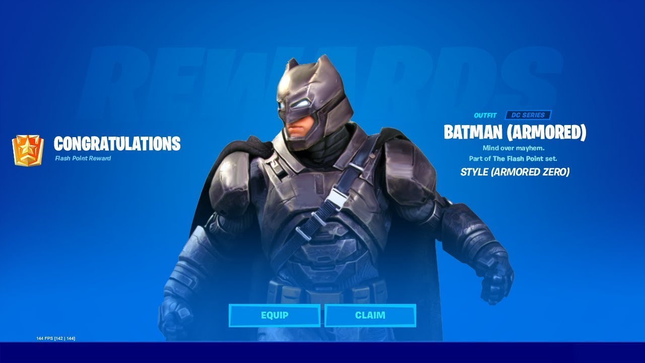 » Fortnite Battle Royale: Revelan skin de Armored Batman Viax Esports